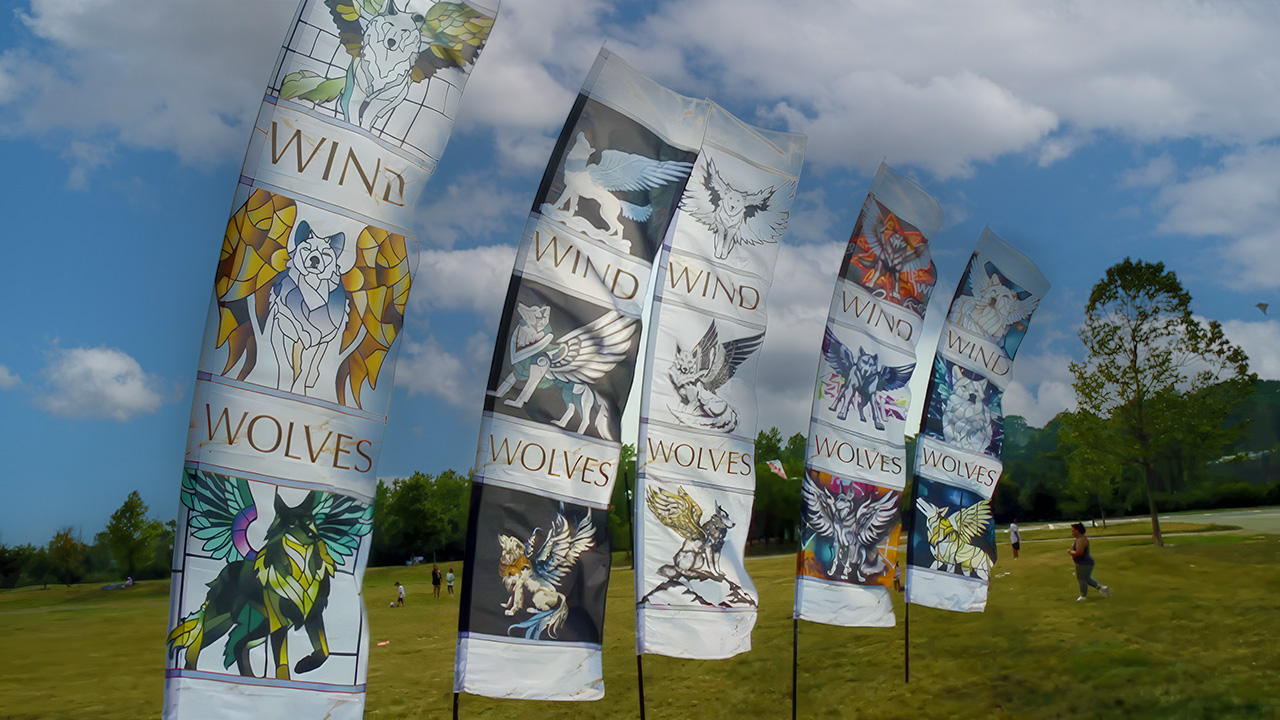 Custom Feather Banner - Kiteman Group